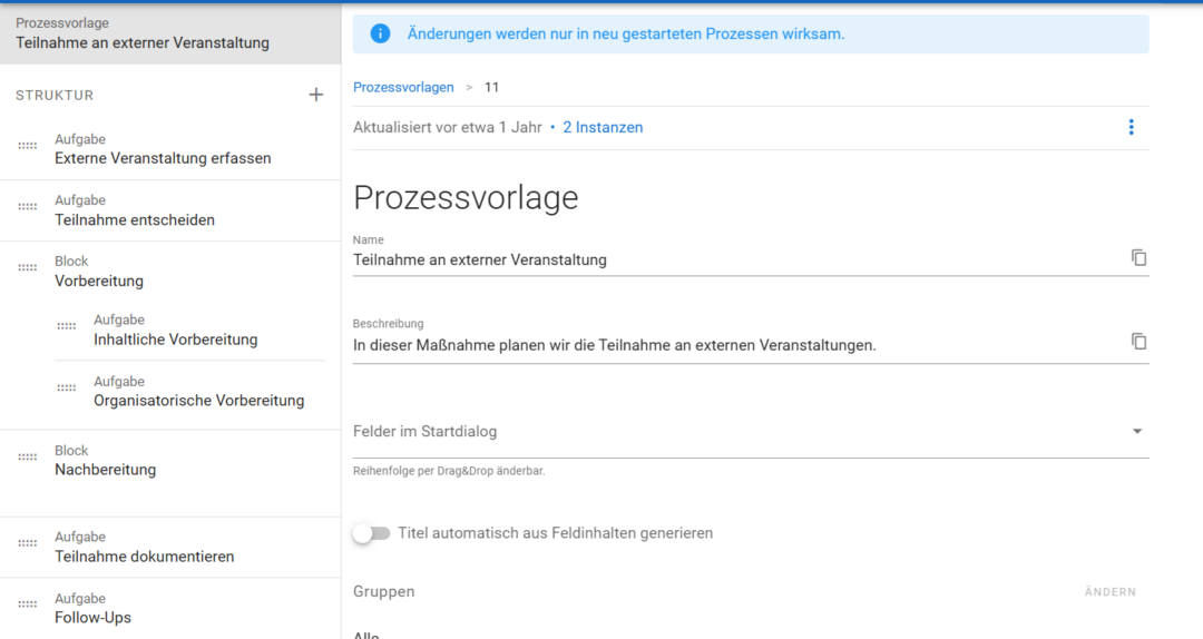 Prozessvorlagen - samarbeid